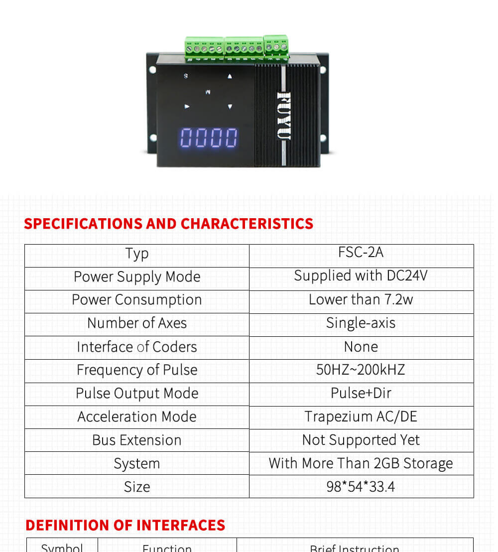 Custom Function Parameter Module Drive Single-axis Linear Motion ...