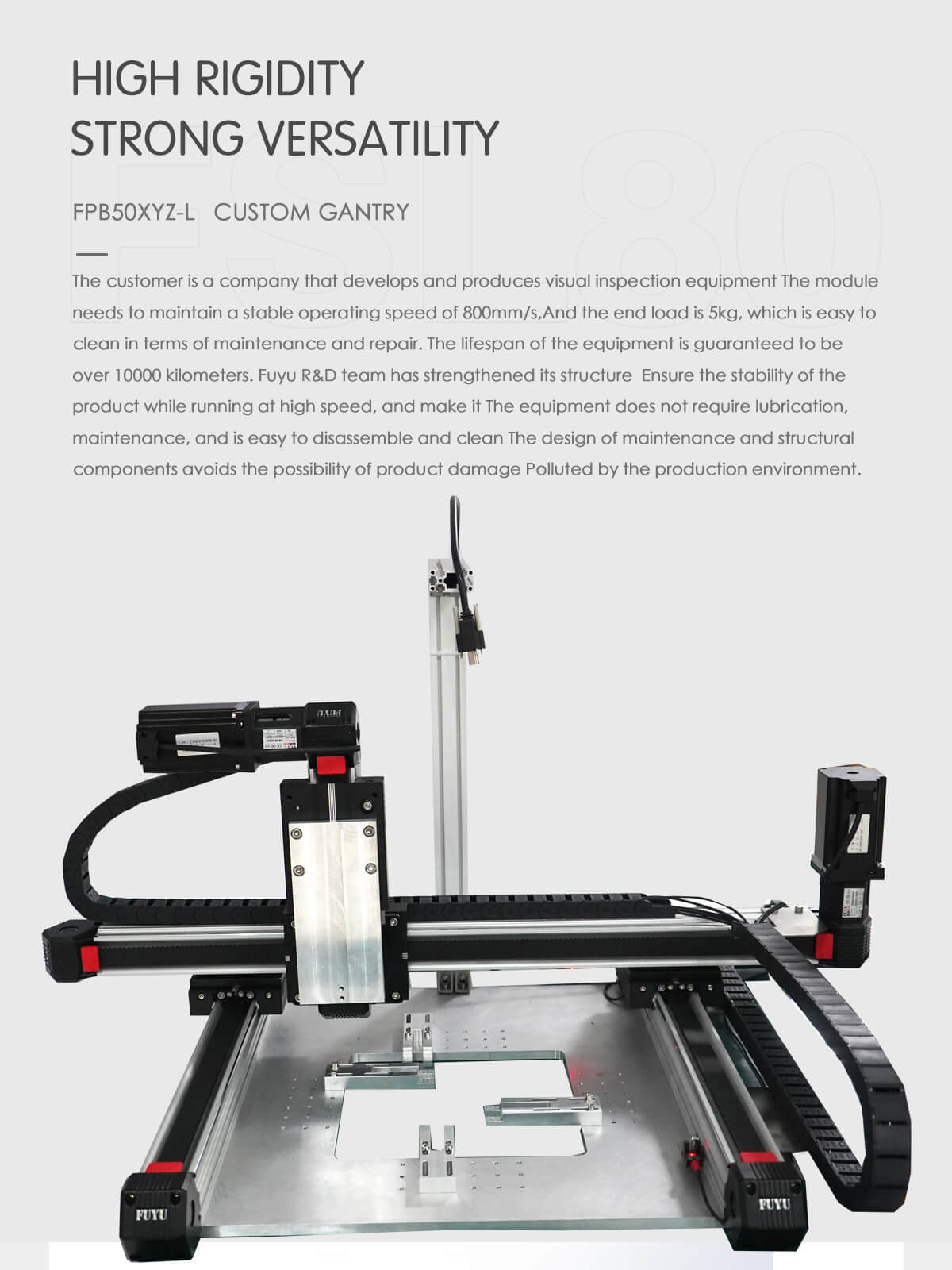 Belt Driven Actuator Guide Rail Linear Positioning XYZ Stage Gantry ...