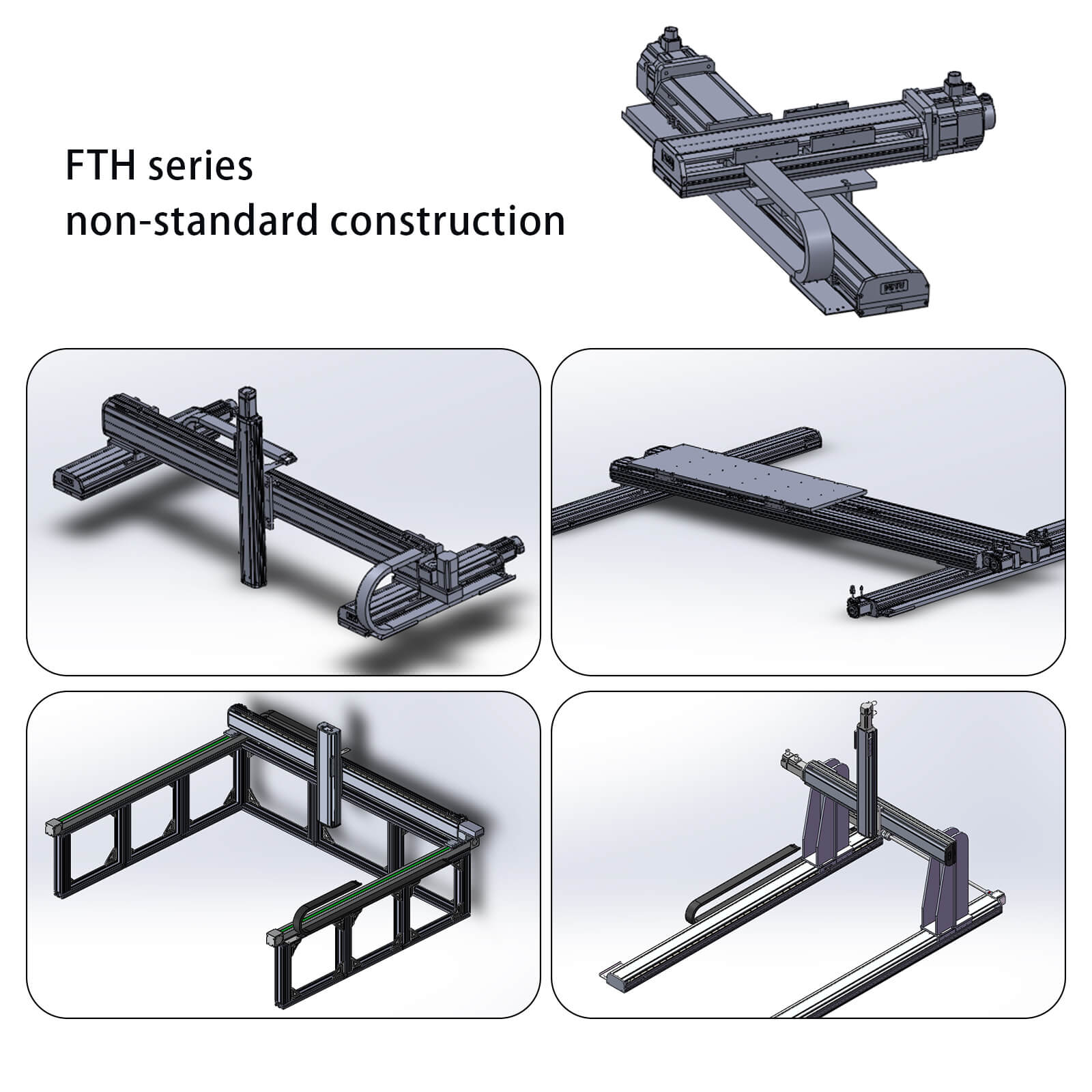 Heavy Duty Linear Motion Long Stroke Rail High Speed Guide Ball Screw ...