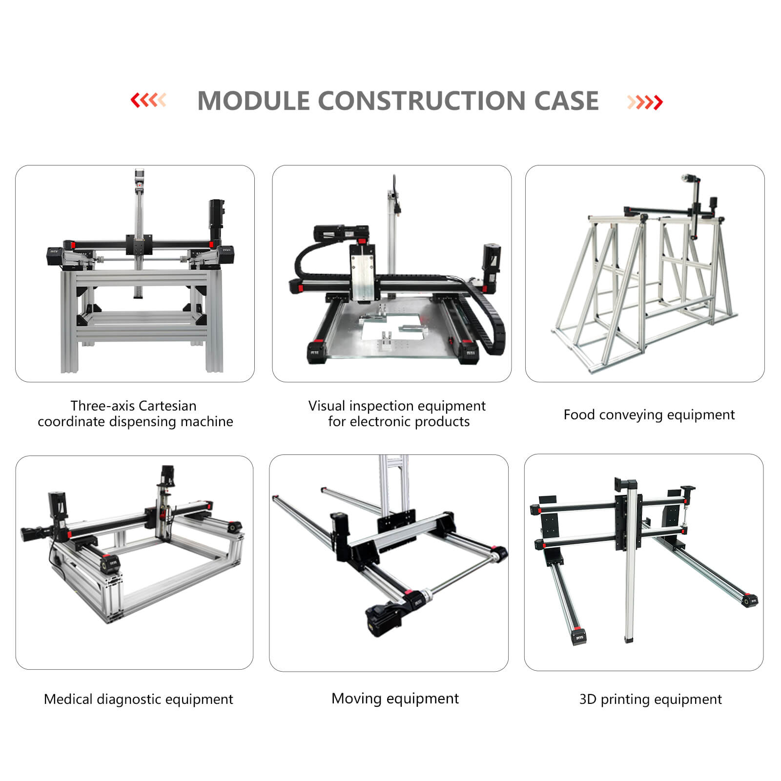 700W Servo Motor High Speed Rail Heavy Load Slide Long Stroke Guide ...