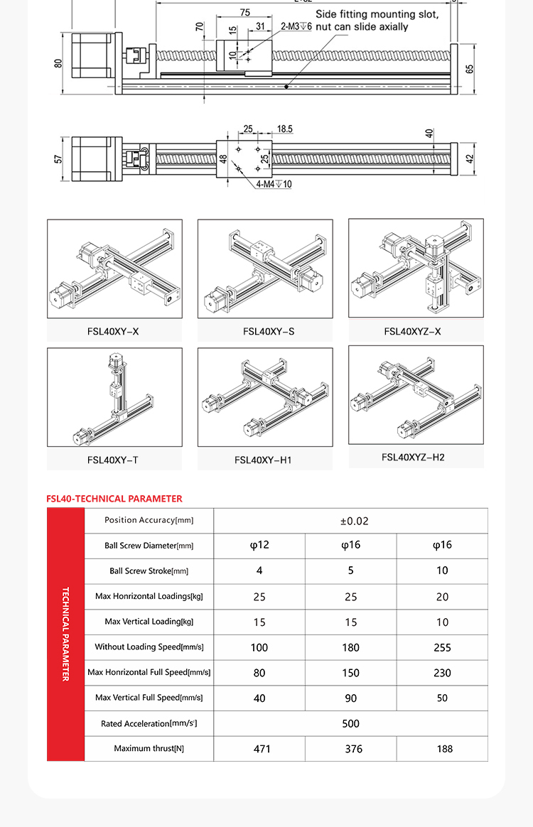 XYZ Stage Ball Screw Motor Driven Linear Positioning System - Fuyu ... XYZ Stage Ball Screw Motor Driven Linear Positioning System - Fuyu ...