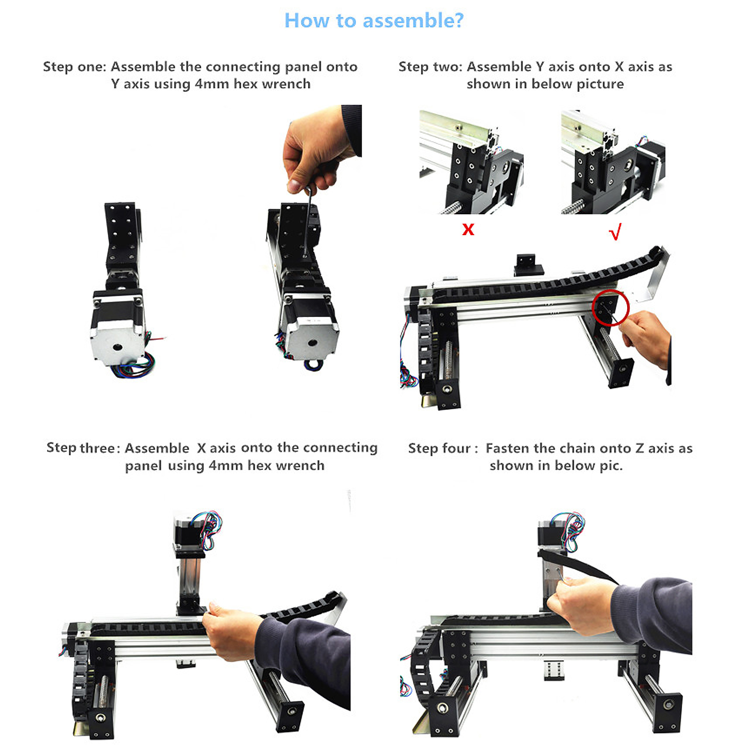 Free Shipping Multi-axis Ball Screw Linear Motion Stage - Fuyu ...