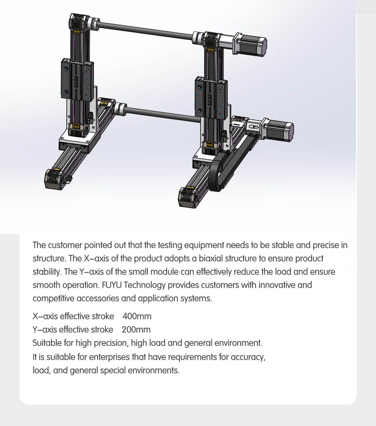 Belt Driven Actuator Multi-axis Positioning Stage Linear Motion Gantry ...