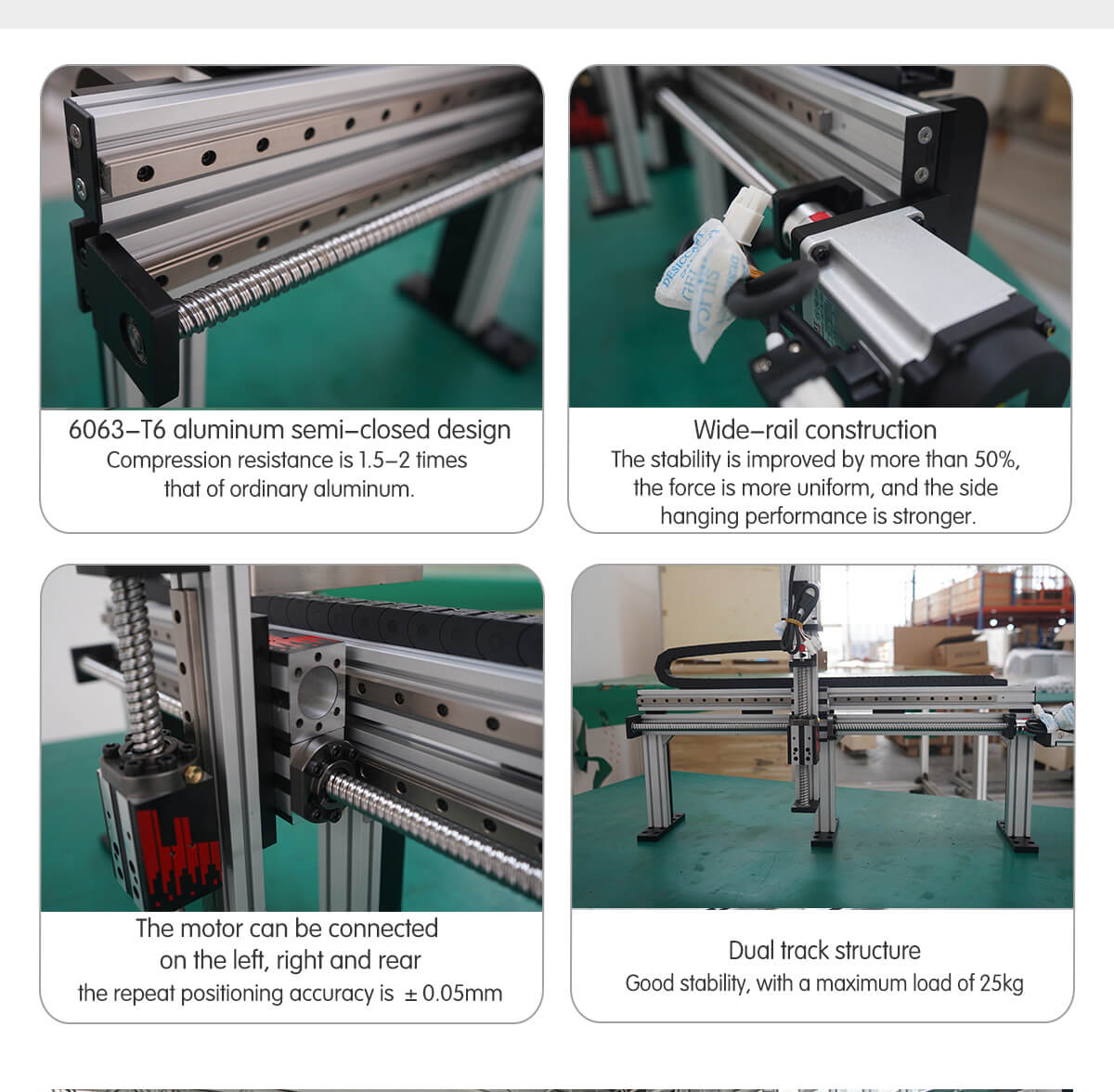 Linear Positioning System XYZ Stage Ball Screw Rail Guide Multi-axis ...