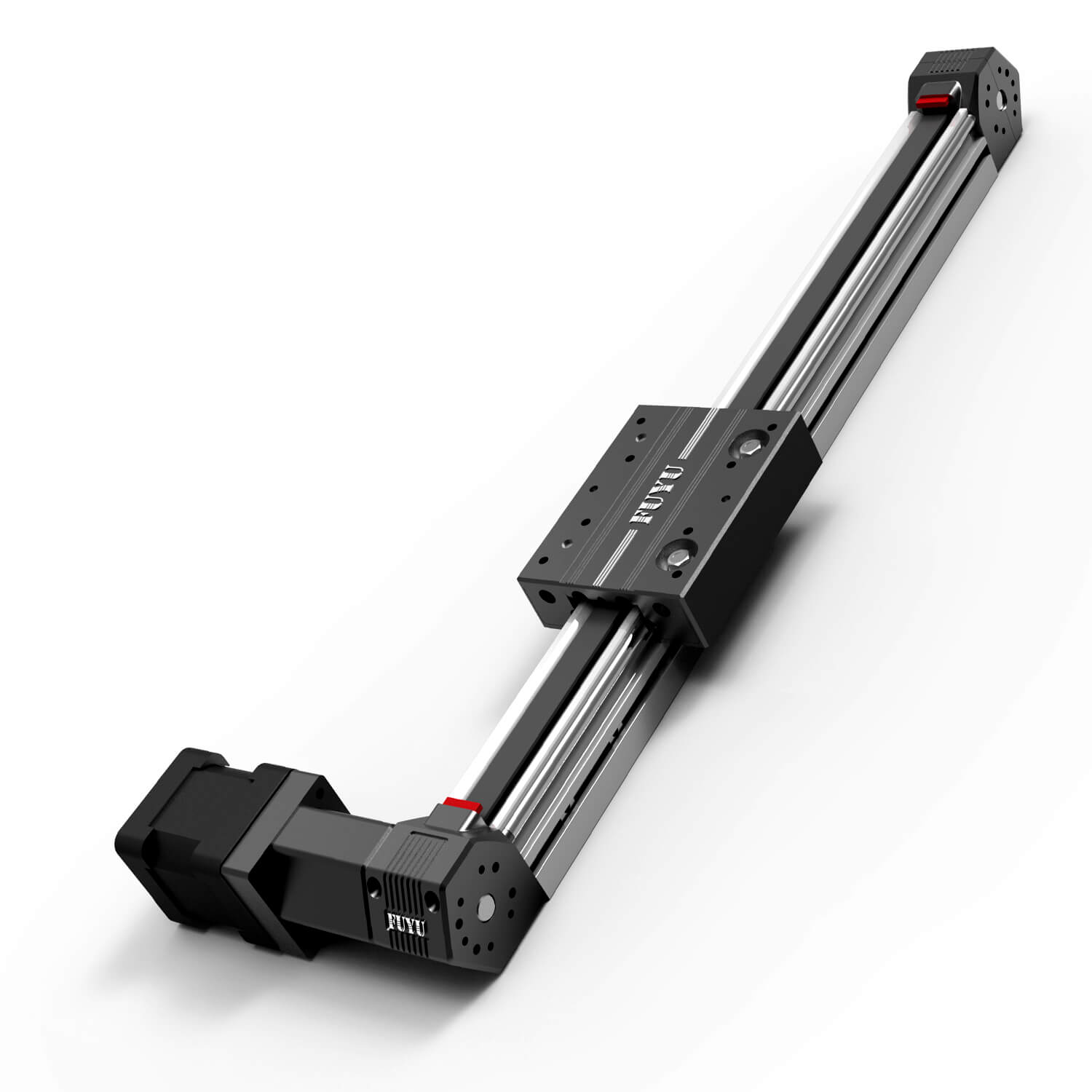 High Speed Long Stroke Double Shaft Cores Thin Slide Linear Rail Guide ...