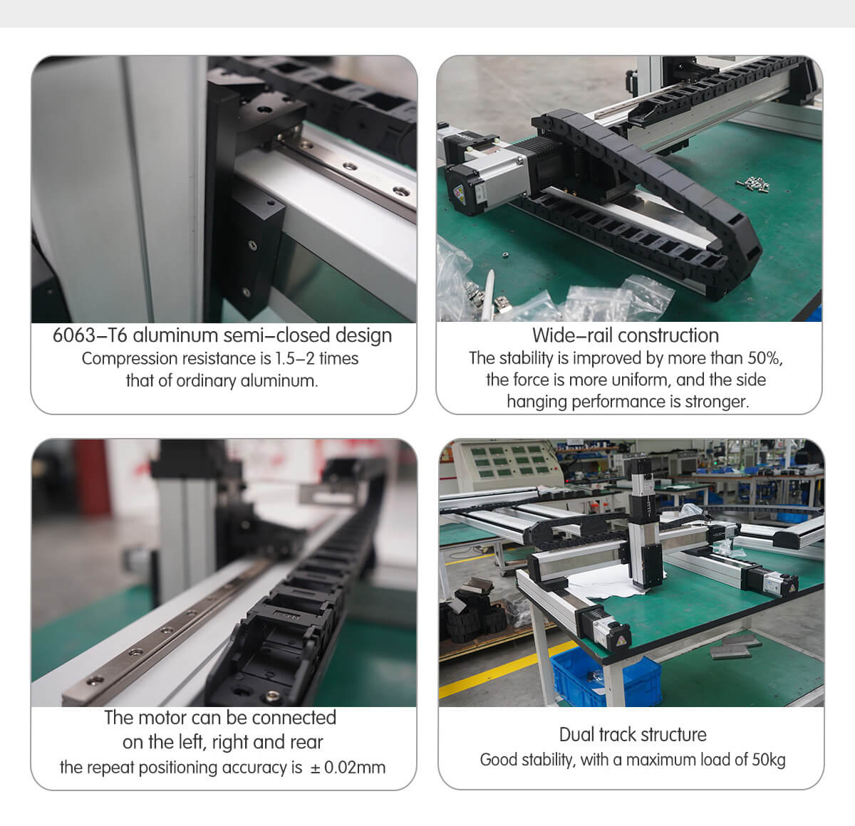 Cartesian Robot Linear Motion Multi-axis Positioning XYZ Stage Gantry ...