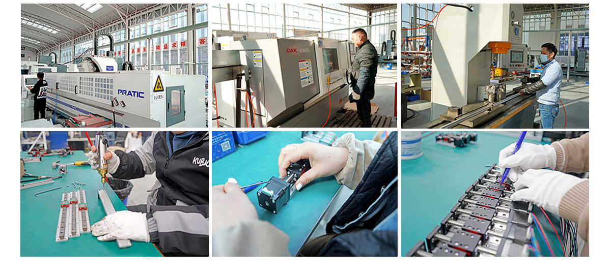 Custom Design Double Track Rail Motorized Guide Belt Driven Linear ...