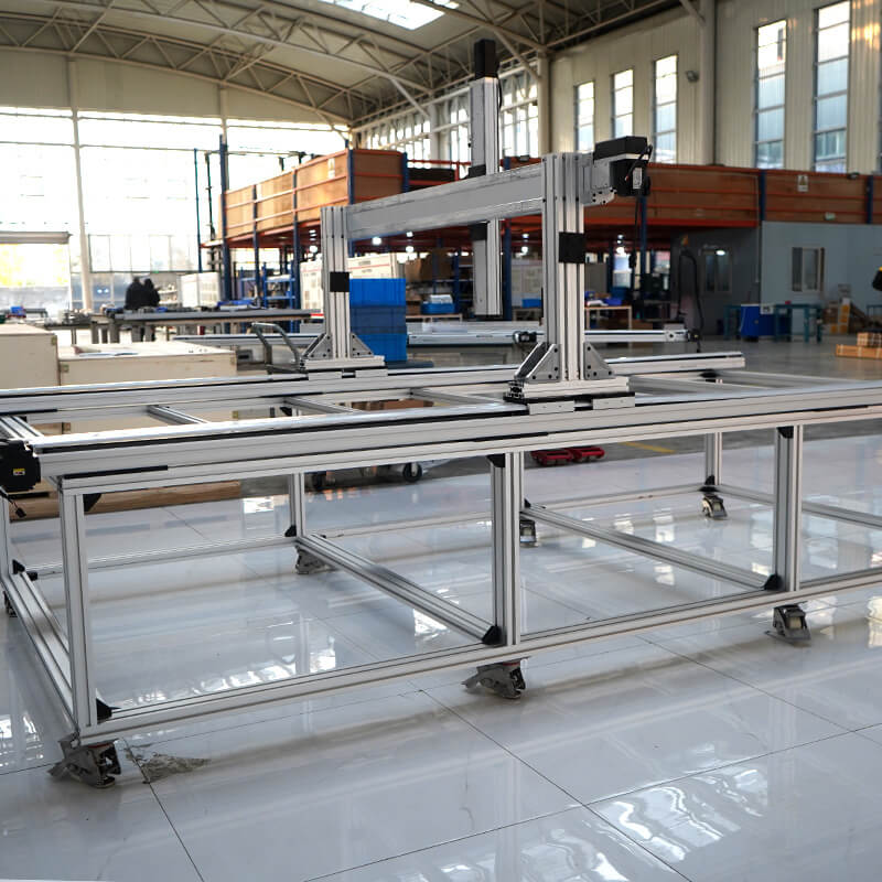 Gantry Robot XYZ Positioning System Multi-axis Linear Motion Stage ...