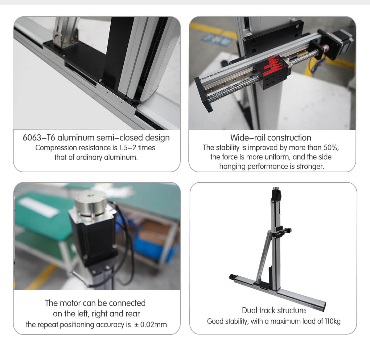 FUYU Linear Robot Multi-axis Ball Screw XYZ Positioning Stage Dustproof ...