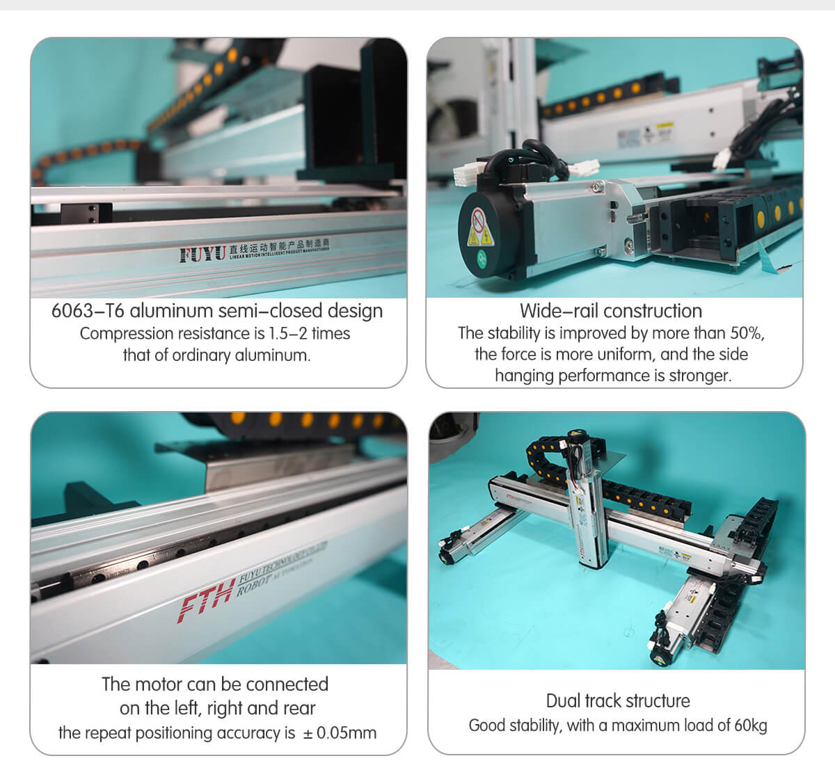 Ball Screw Rail Guide Linear Motion XYZ Positioning Stage Gantry Robot ...