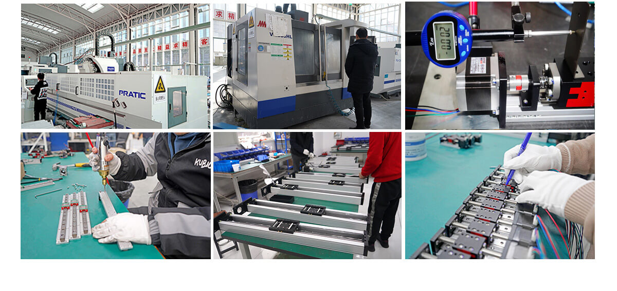 Cross Slide Ballscrew Guide XY Stage Linear Robot 2 Axis Motion Table ...