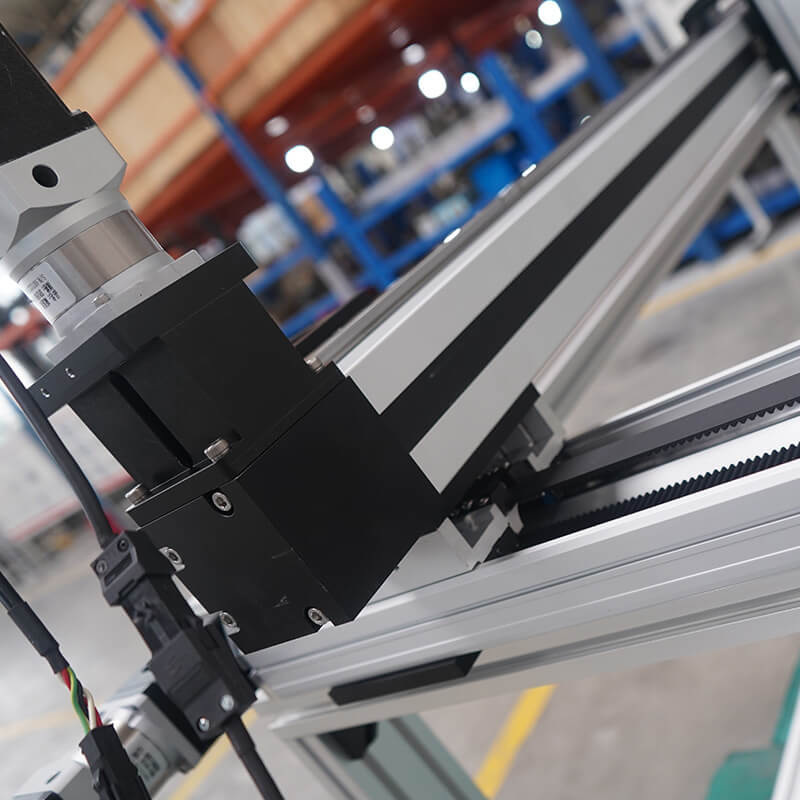 Linear Gantry Robot Belt Driven Xyz Stage Ball Screw Motorized Rail Guide Positioning Motion